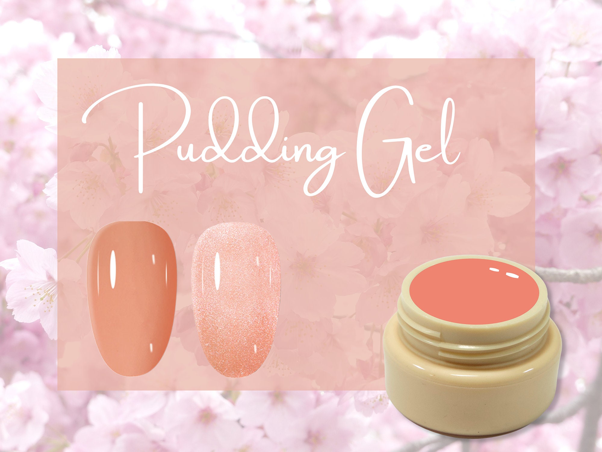 5g Solid Jelly Uv Gel Nail Art Peach Cherry Blossom Nude Etsy