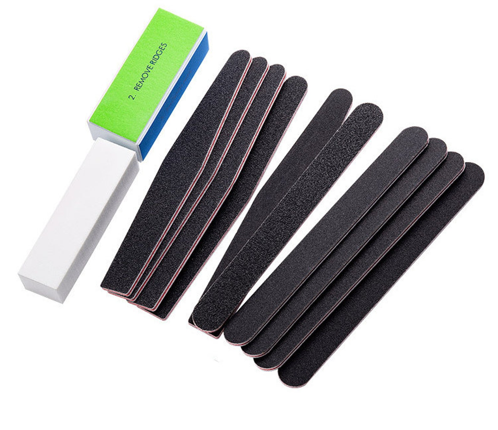 12pcs Nail Art Care Buffer Buffing Sanding Block and Buffing | Etsy