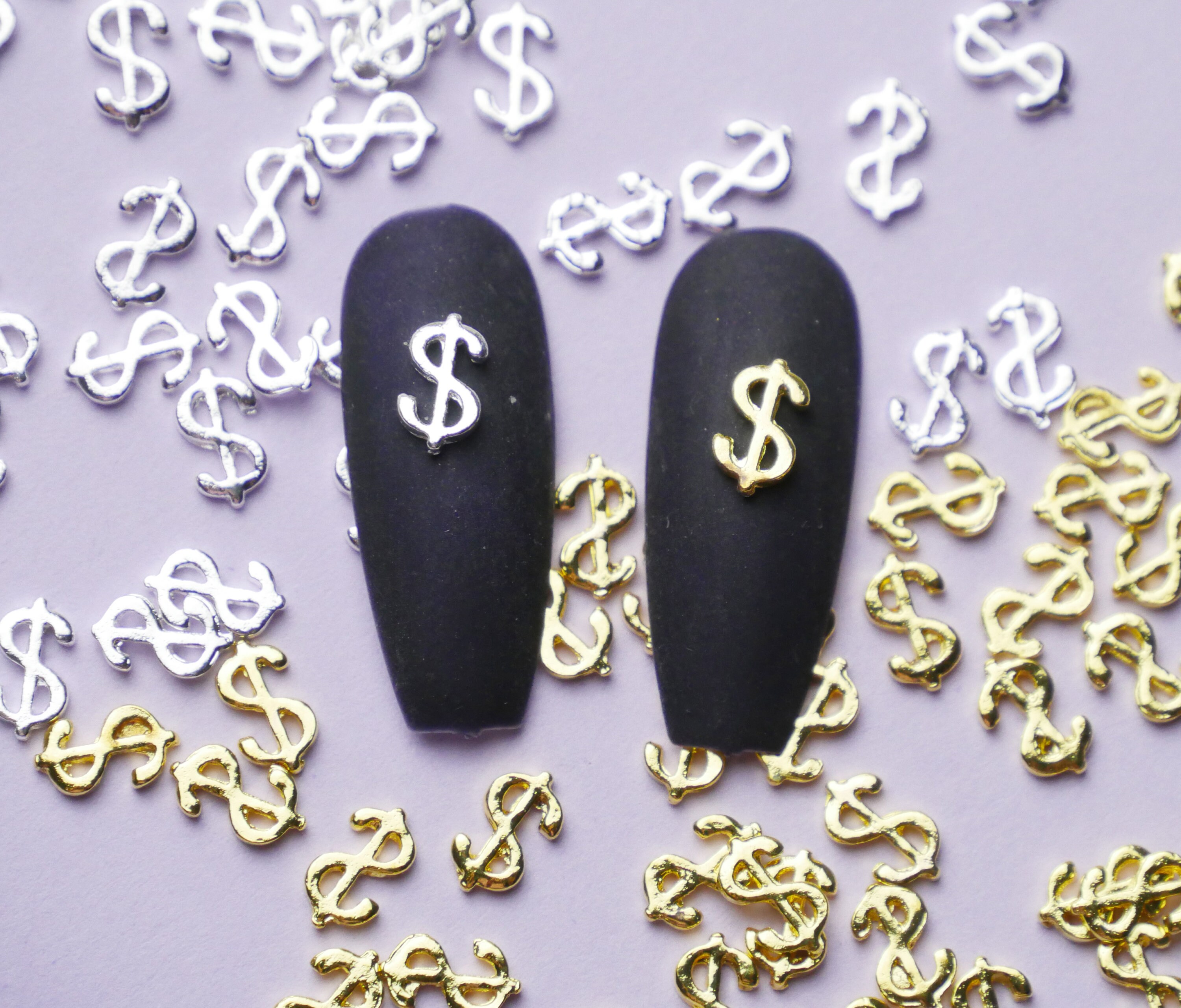5 Pcs 3D Money Sign Nail Decoration/ Dollar Sign DIY Nail Deco - Etsy
