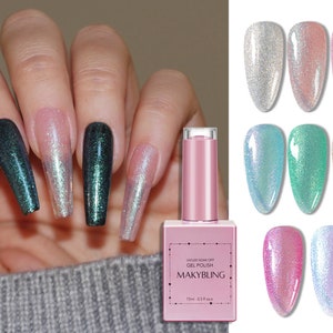 15ml Glistening Nectar Gel for Nails/ Mermaid Iridescent Pearlescent ...