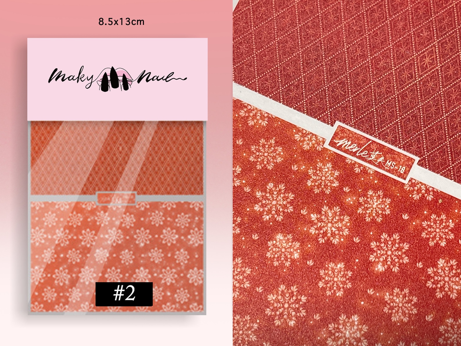 Festive Red Nail Stickers/cotton Flower Nail Art Floral Ultra - Etsy