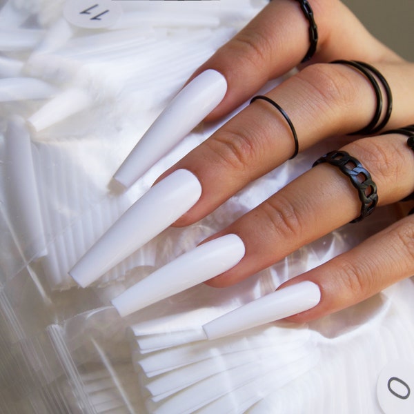 Long Fake Nails - Etsy