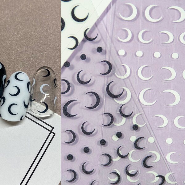 Crescent Moon Decal - Etsy