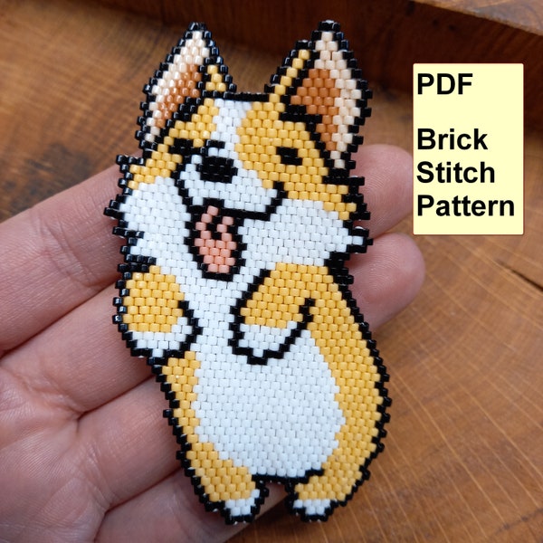 Corgi Beaded Pattern - Etsy