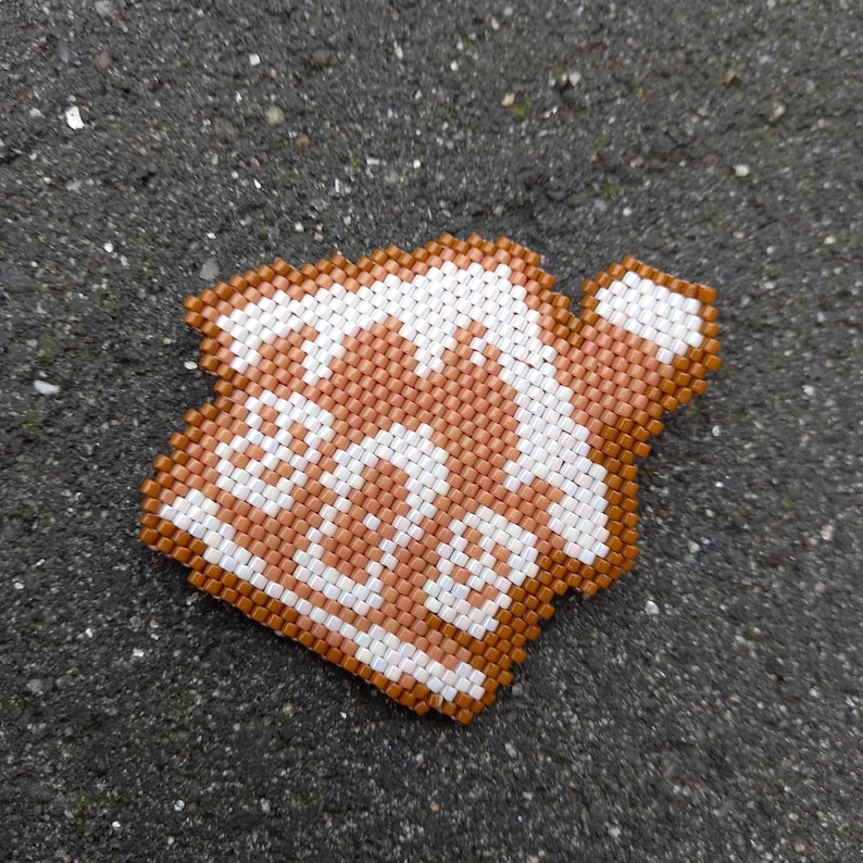 Christmas Gingerbread House PDF Beading Pattern, Brick Stitch PDF ...