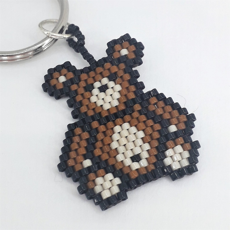 Brick Stitch Teddy Bear PDF Pattern, PDF Schema for Earrings, Schema ...