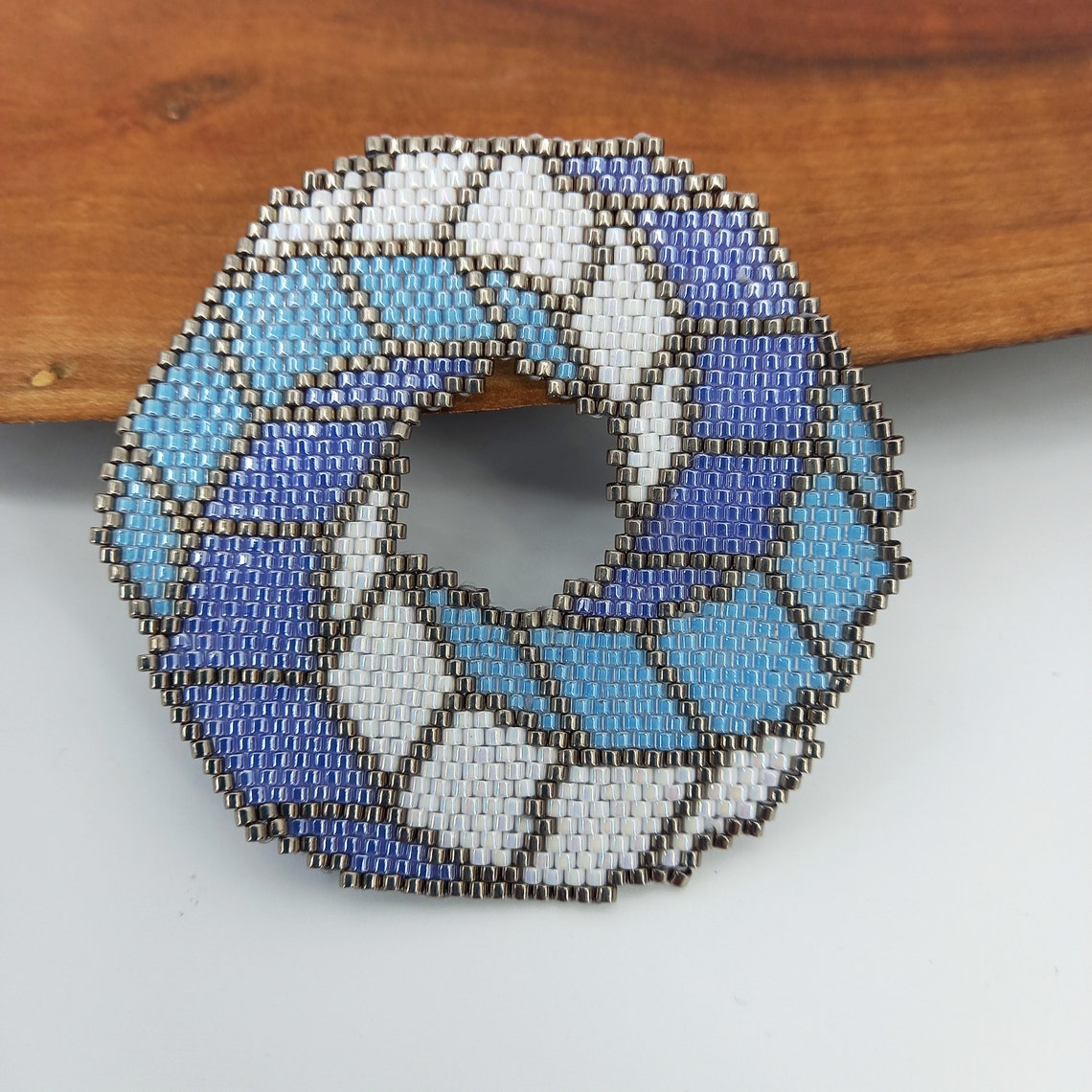 Geometrical 2D Form PDF Beading Pattern, DIY Item, Brick Stitch PDF ...