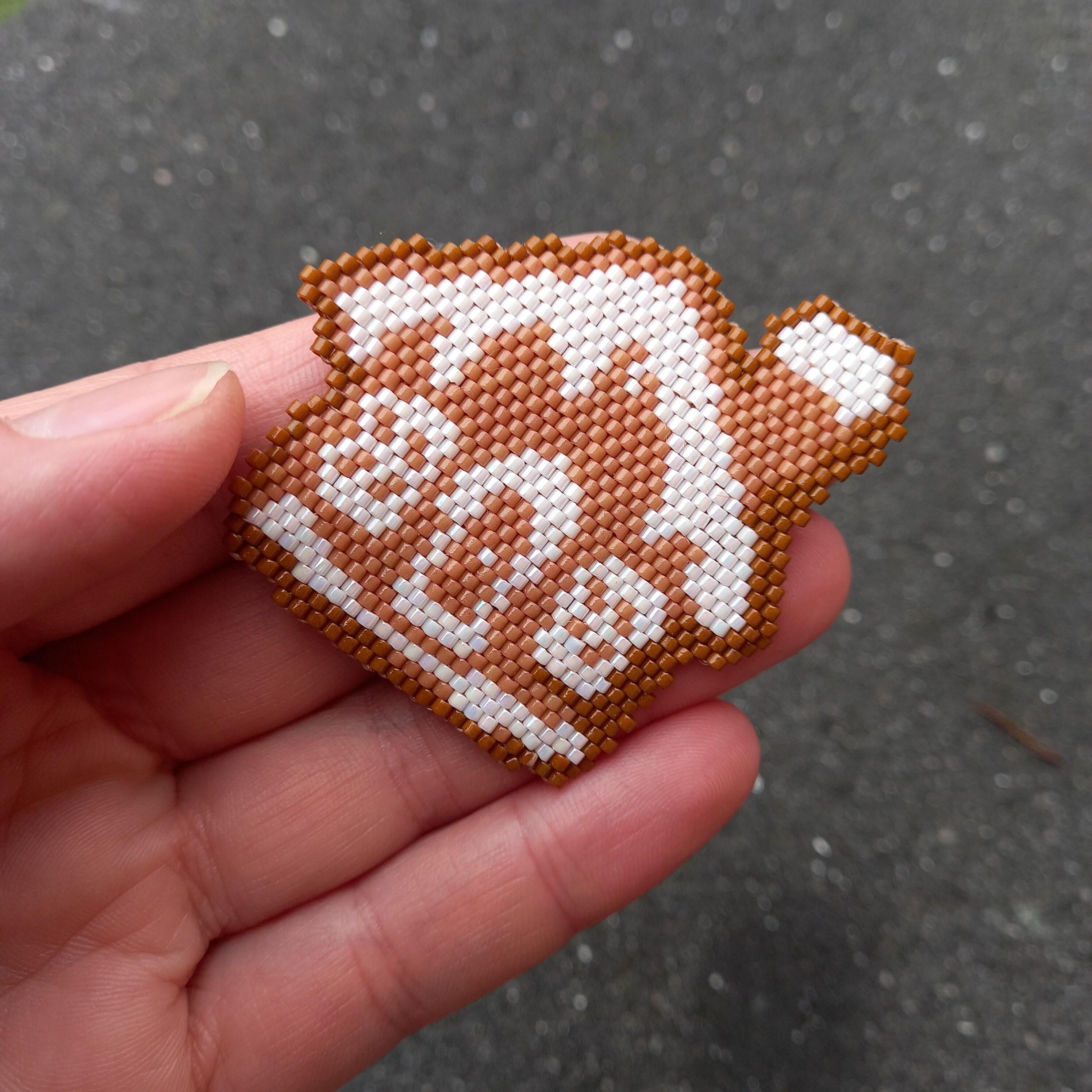 Christmas Gingerbread House PDF Beading Pattern, Brick Stitch PDF ...