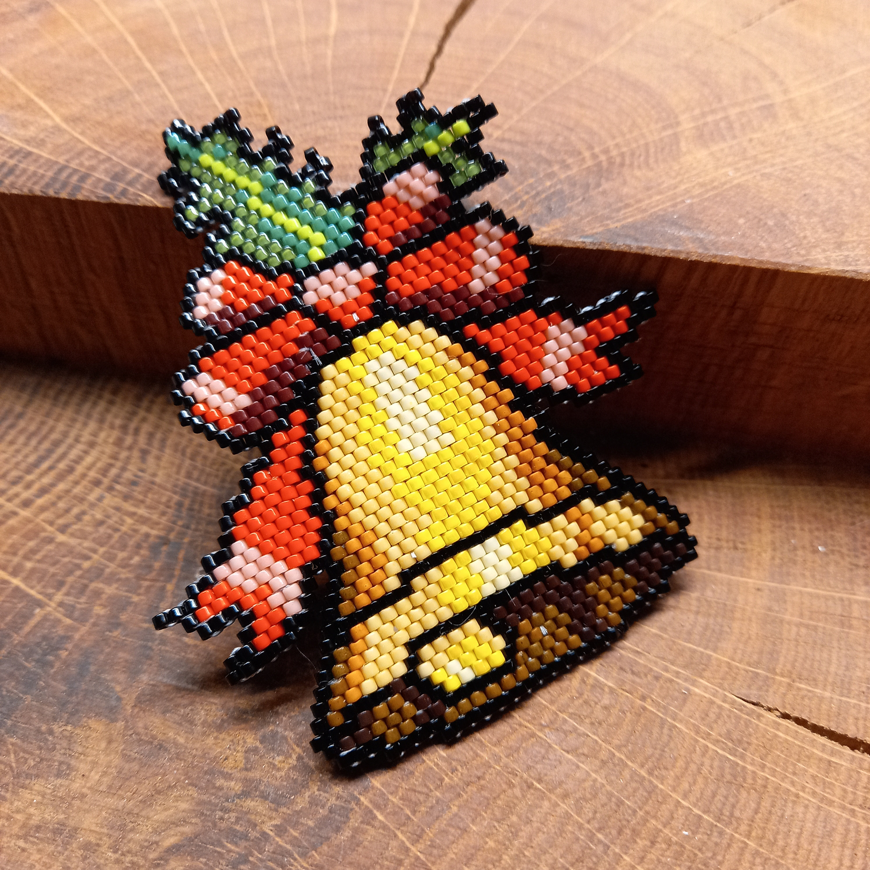 Christmas Bell PDF Beading Pattern, Brick Stitch PDF Schema for Pendant ...