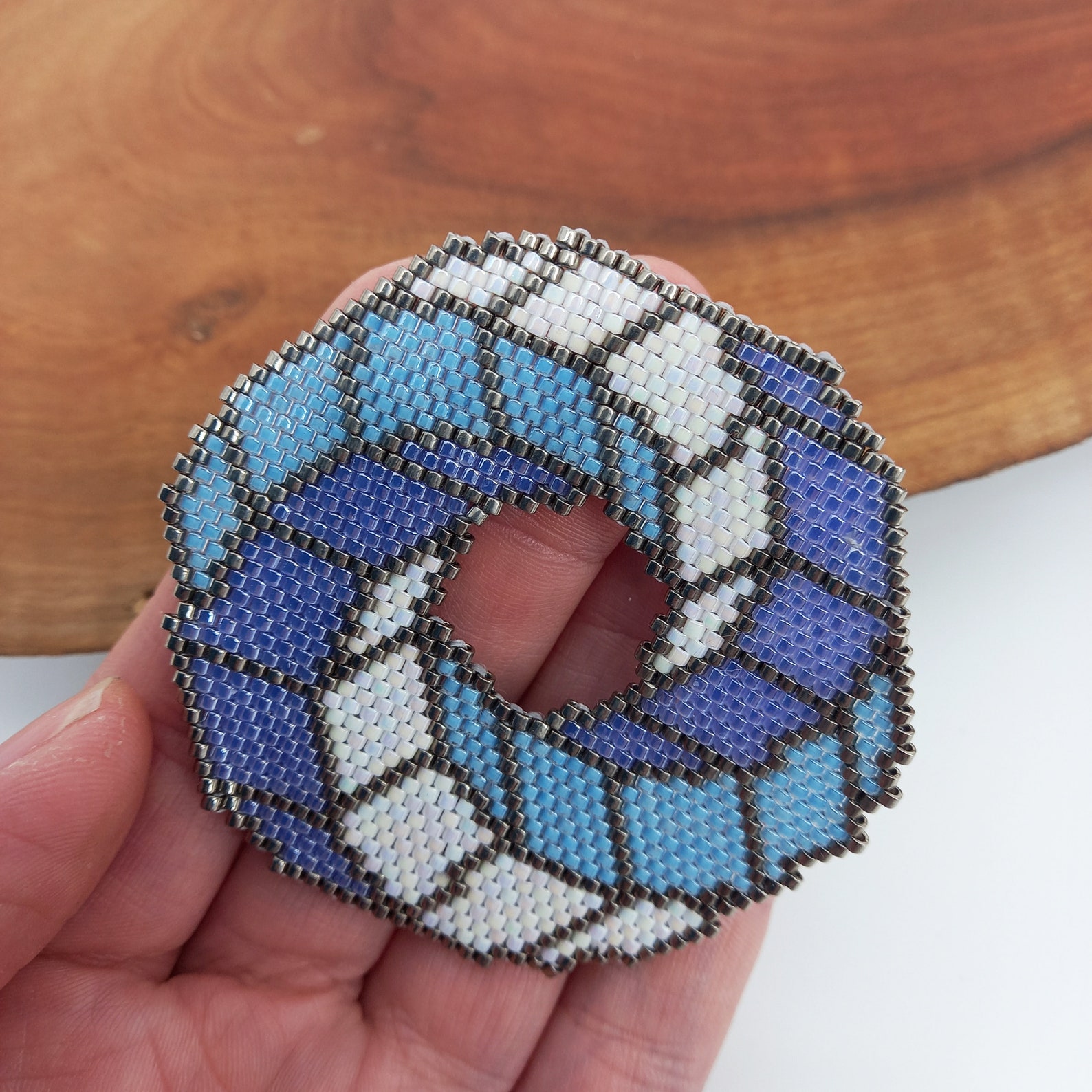 Geometrical 2D Form PDF Beading Pattern, DIY Item, Brick Stitch PDF ...