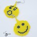 Yellow Emoticons Scheme, Schema for Earrings, Schema for Key Ring, Do ...
