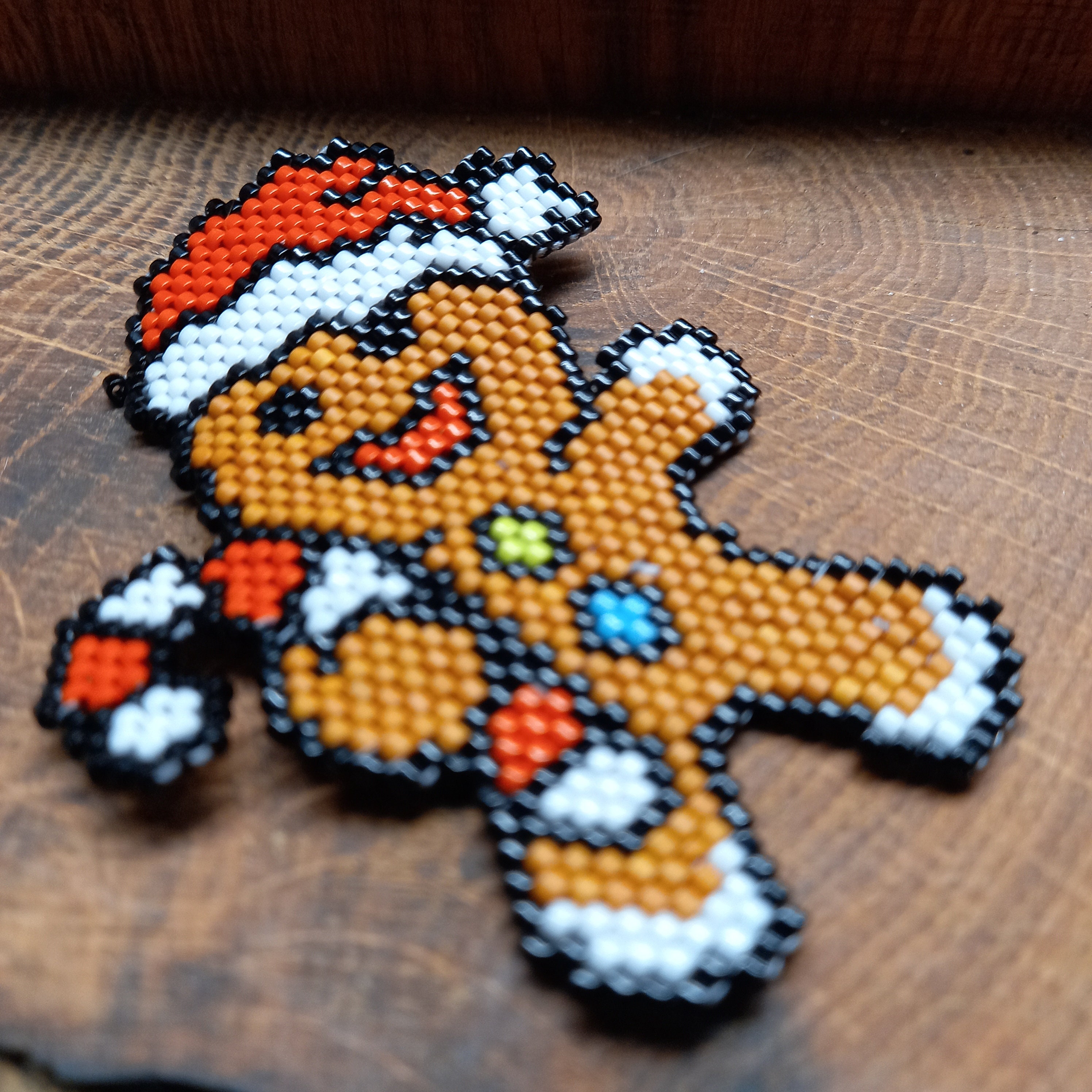 Christmas Gingerbread Man PDF Beading Pattern Brick Stitch - Etsy Canada
