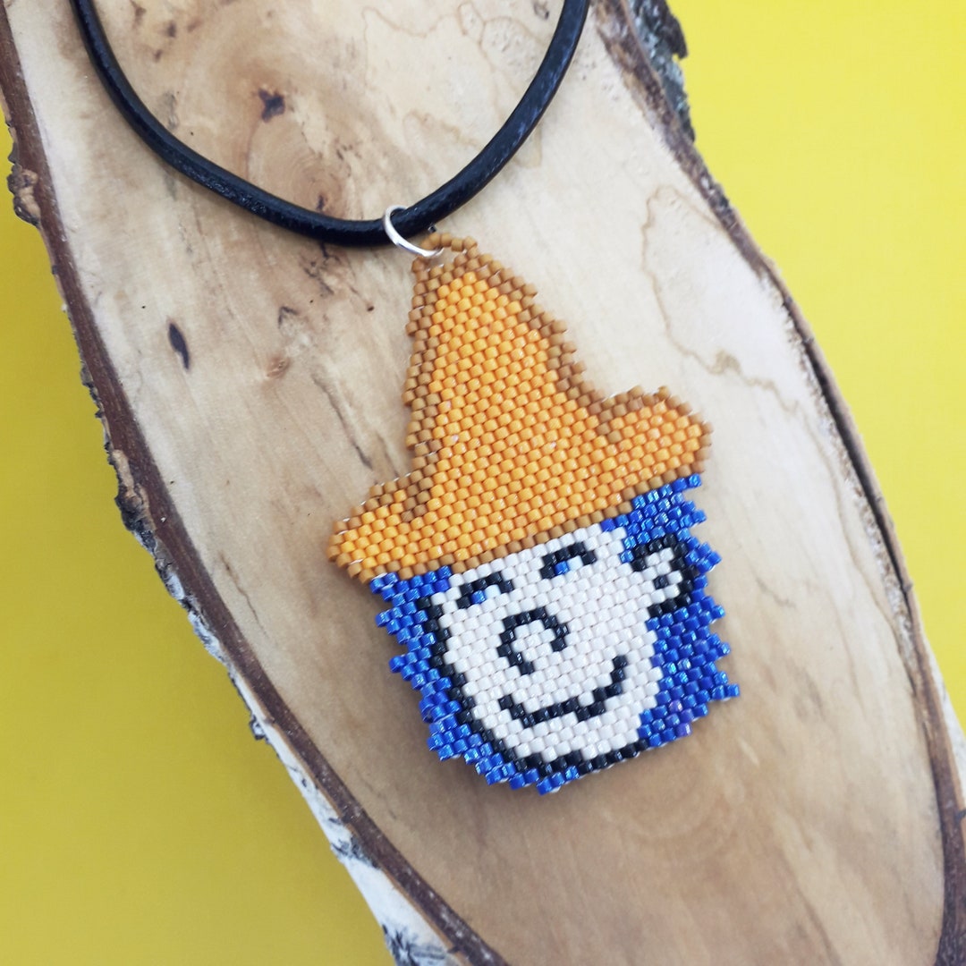 Happy Witch Brick Stitch PDF Pattern: Earrings or Keyring Schema - Etsy