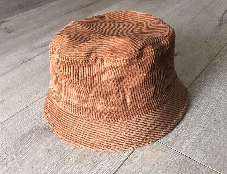 Quality Brown Rustic Corduroy Bucket Hat - MEDIUM - Etsy