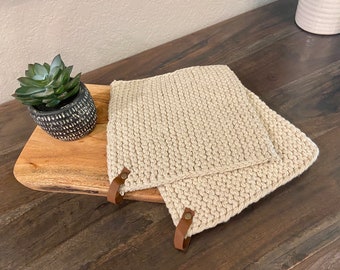 Leather Hot Pad - Etsy