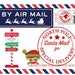 North Pole Mail Label - Etsy