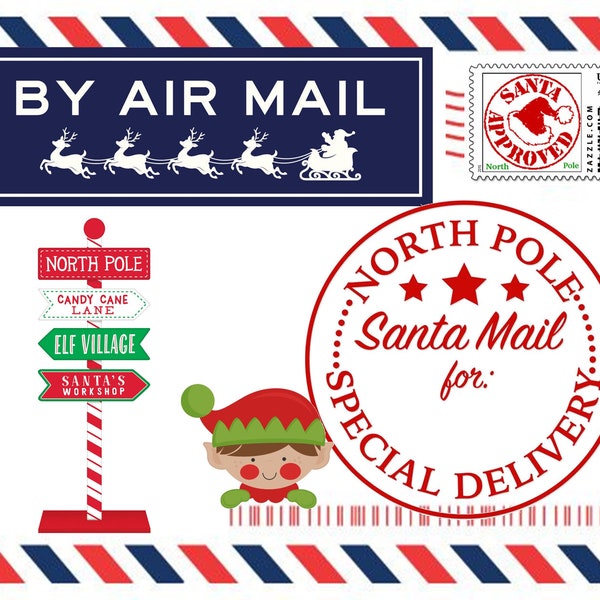North Pole Mail - Etsy