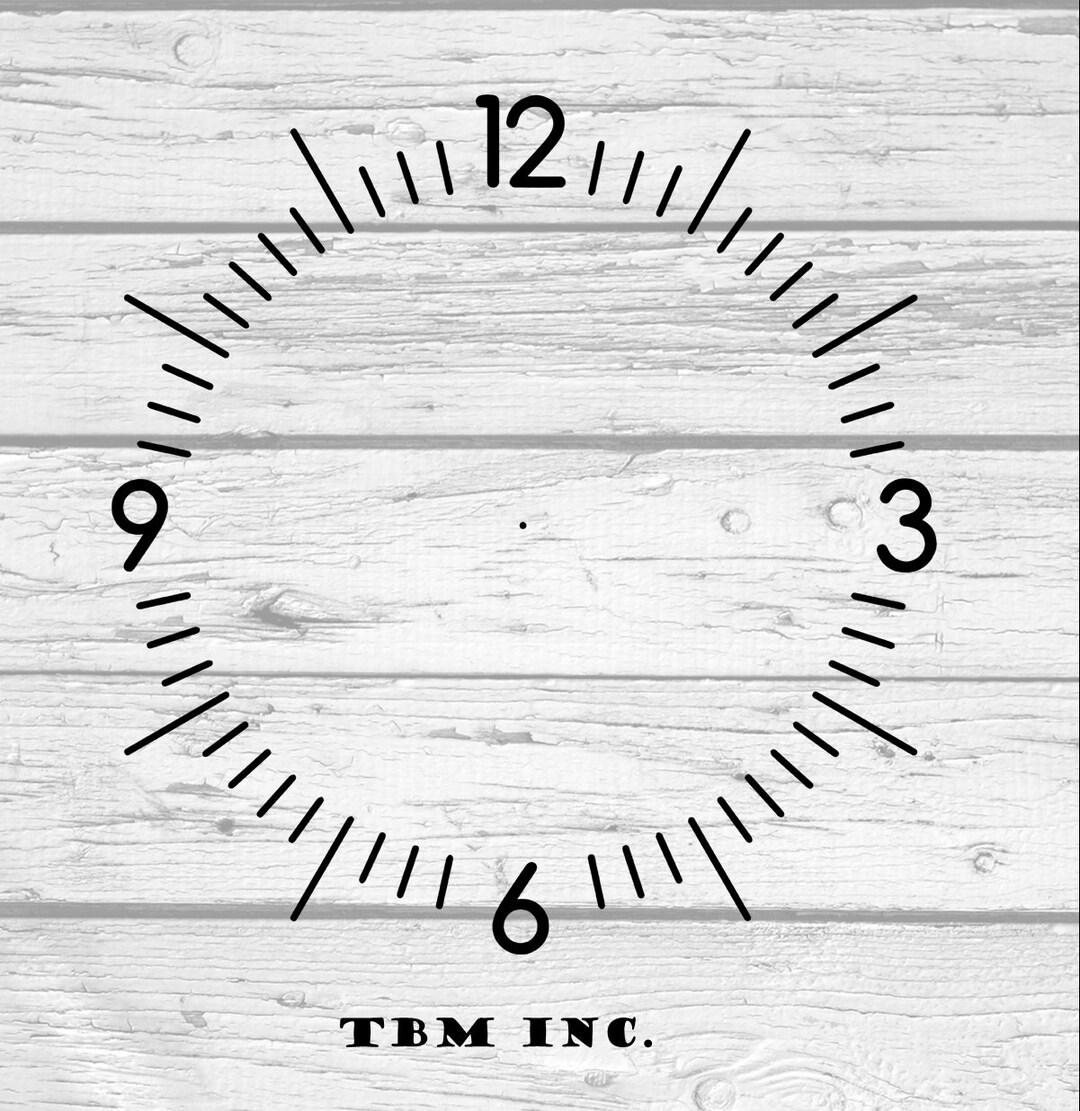 Clock Face -png, Jpg, Pdf, AI - Etsy