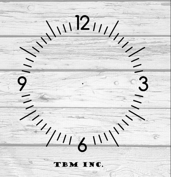 Clock Face png Jpg Pdf AI | Etsy UK