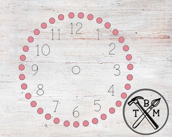 Clock SVG, Wall Clock Silhouette, Clock Time Clipart, Wall Clock Cut ...