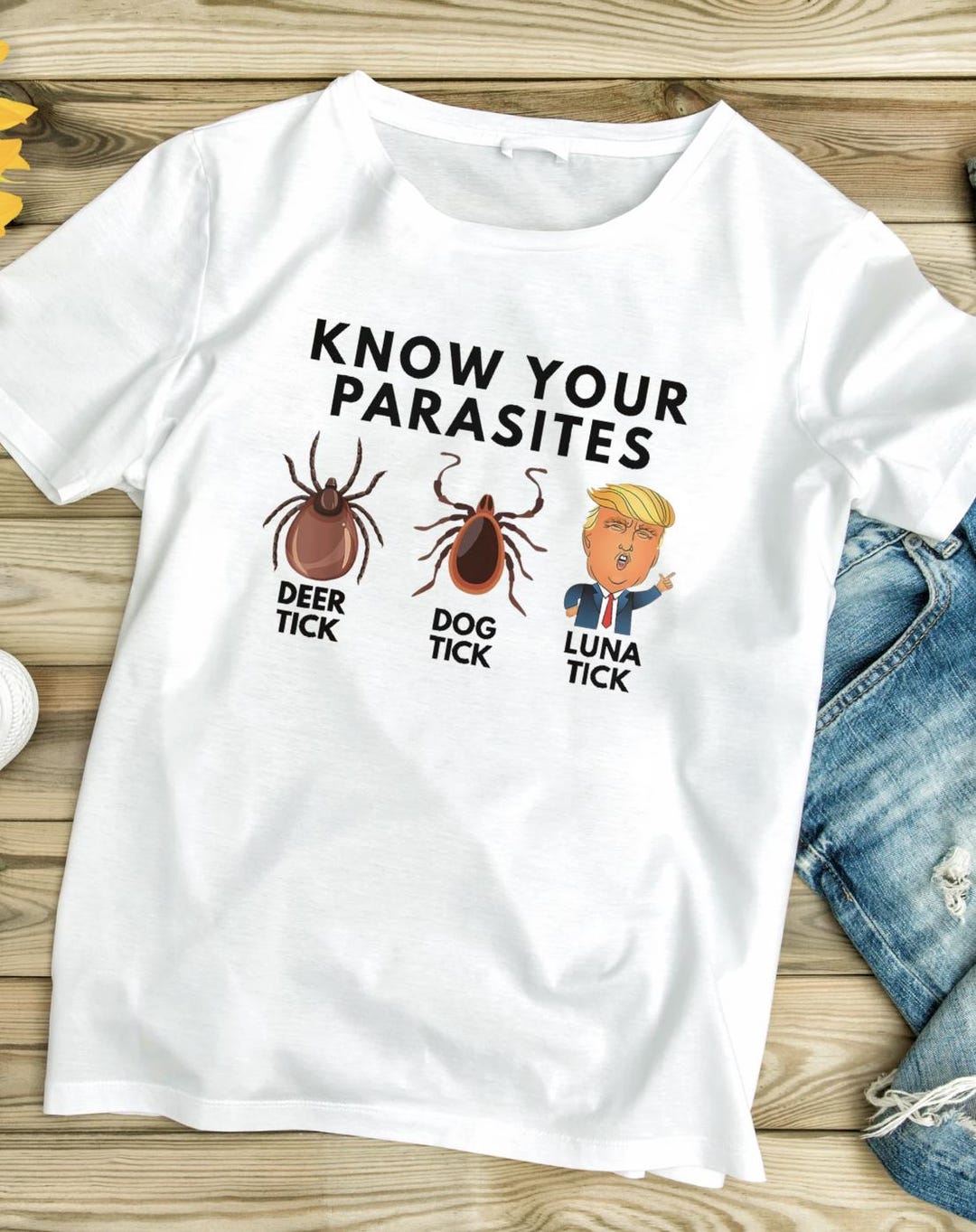Know Your Parasites T-shirt (adult Only), Unisex 100% Jersey Soft Tee ...
