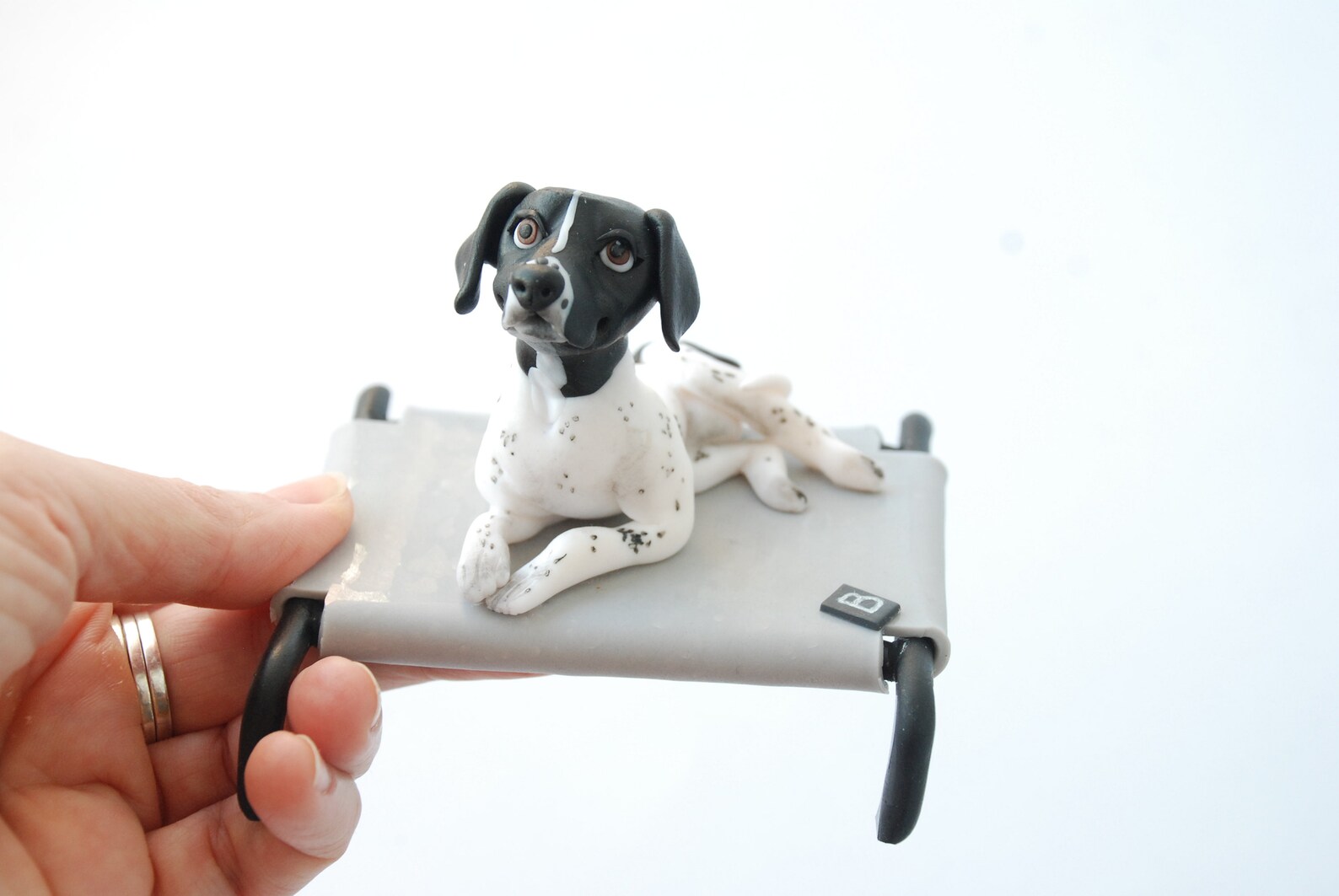 Dog Figurine for Wedding Cake Custom Pet Sculpture - Etsy