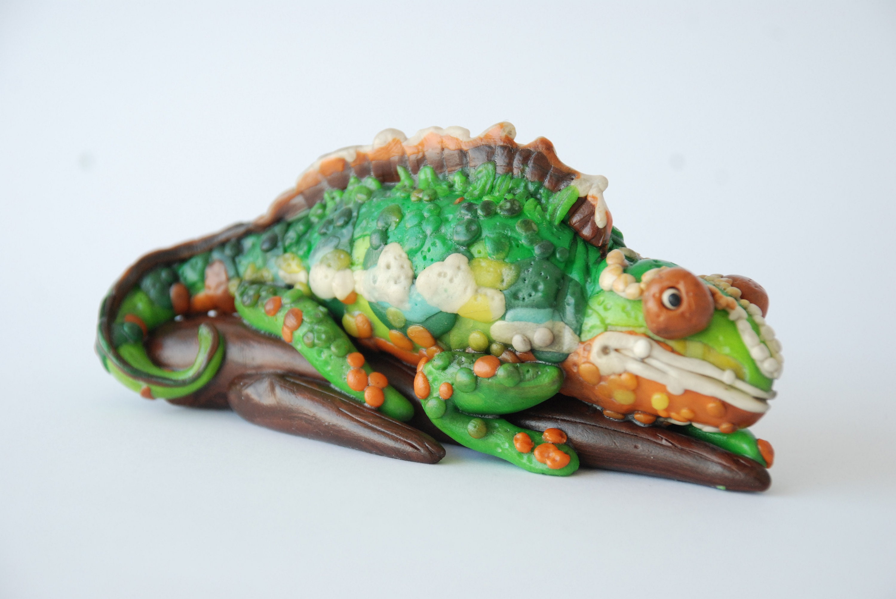 Realistic Chameleon Figure OOAK Chameleon Scultpure Unique Pet - Etsy ...