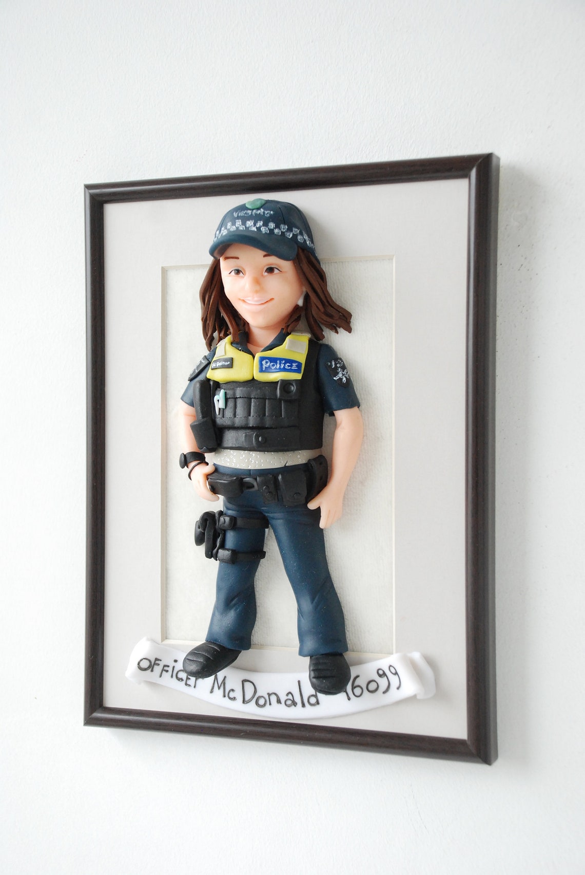 Female Police Officer Gifts Custom Portrait - Etsy