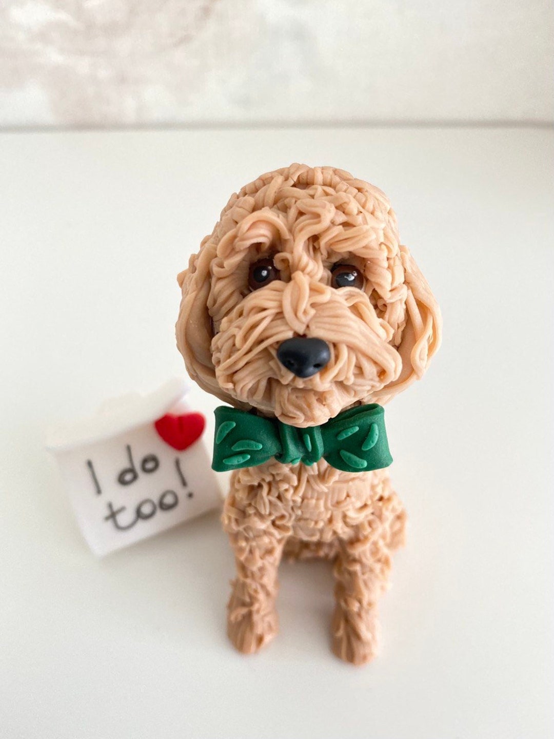 Wedding Cake Topper Golden Doodle Custom Dog Figurine - Etsy