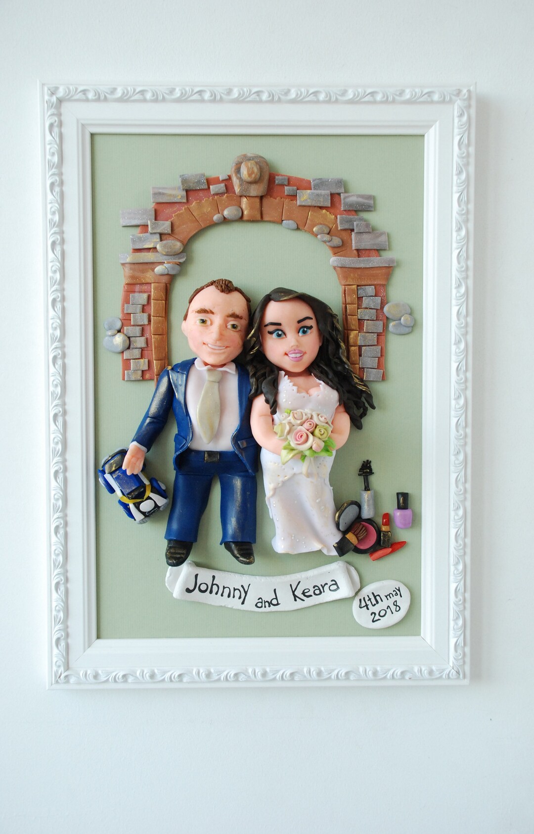 Custom Bride and Groom Figurines Realistic Portrait Family Sculpture - Etsy