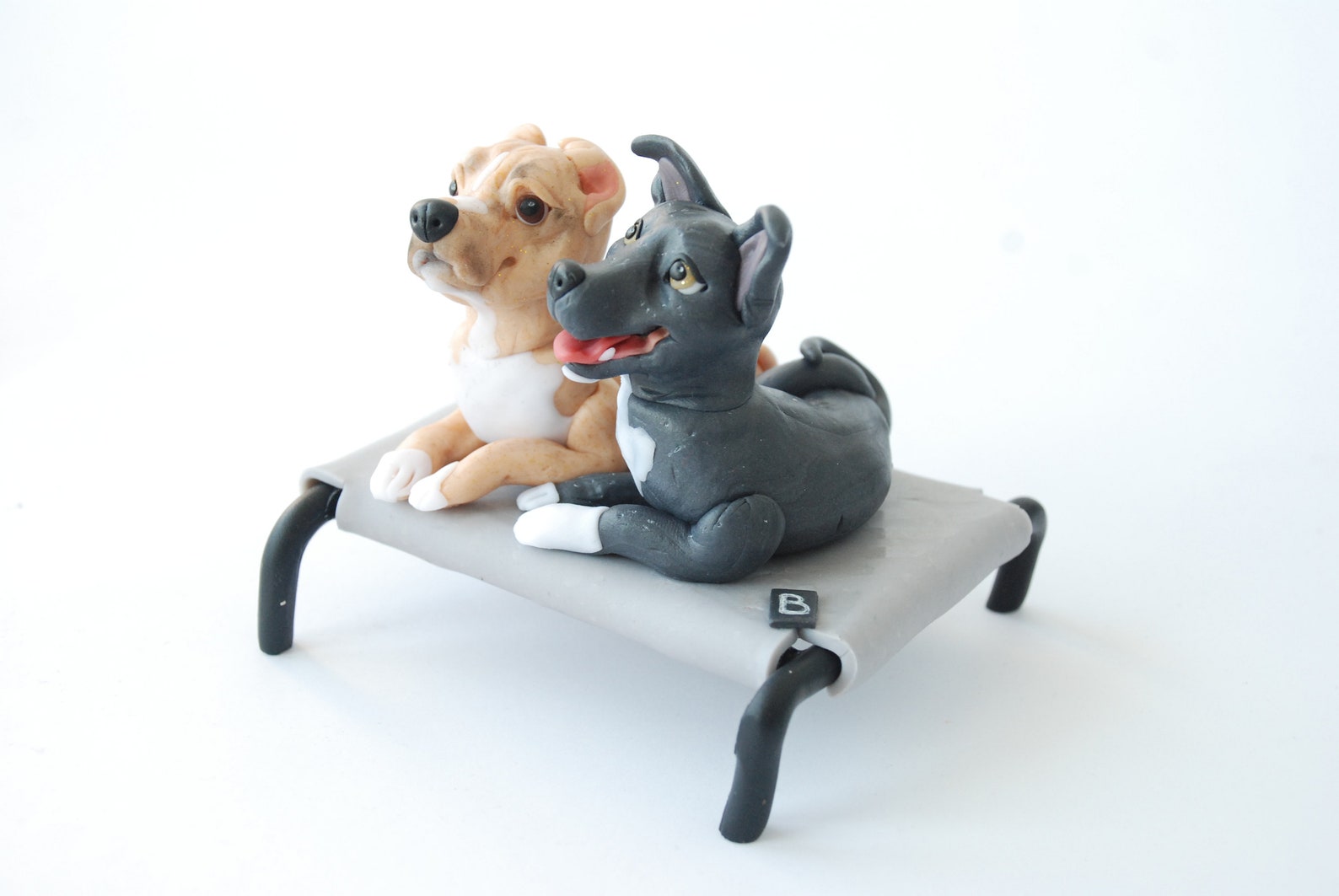 Dog Figurine for Wedding Cake Custom Pet Sculpture - Etsy
