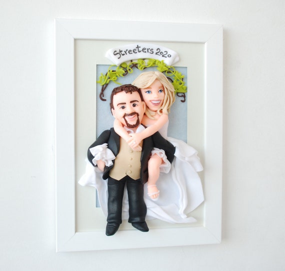 Custom Sculpture From Photo Couple Figurine Wedding Gift for - Etsy