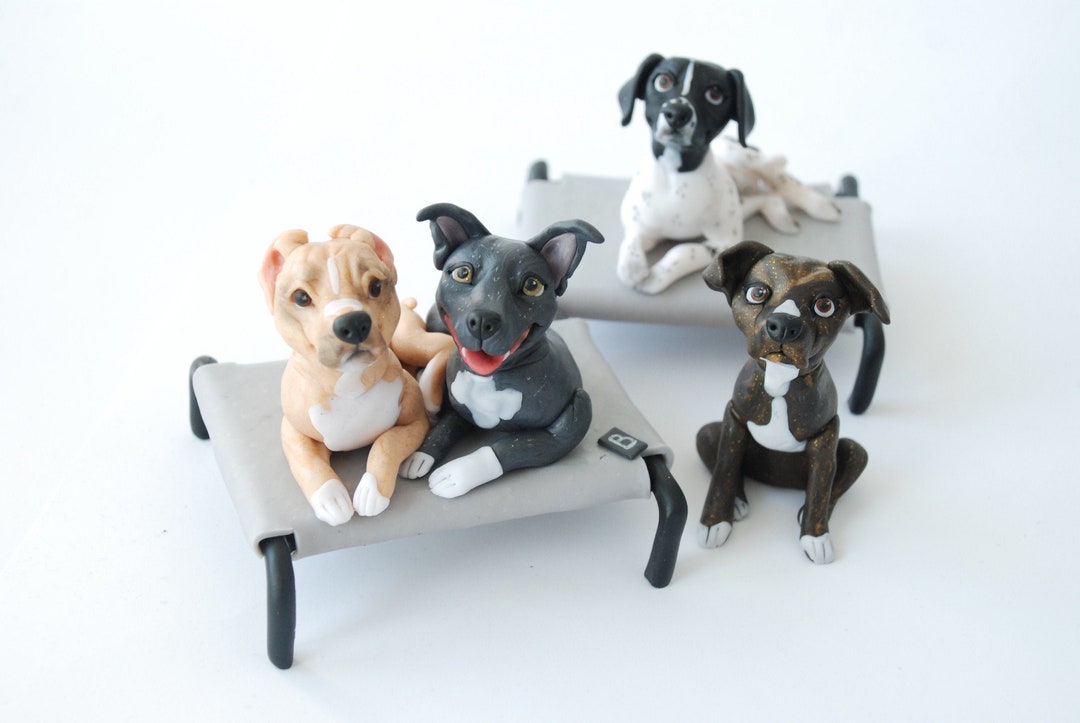 Dog Figurine for Wedding Cake Custom Pet Sculpture - Etsy