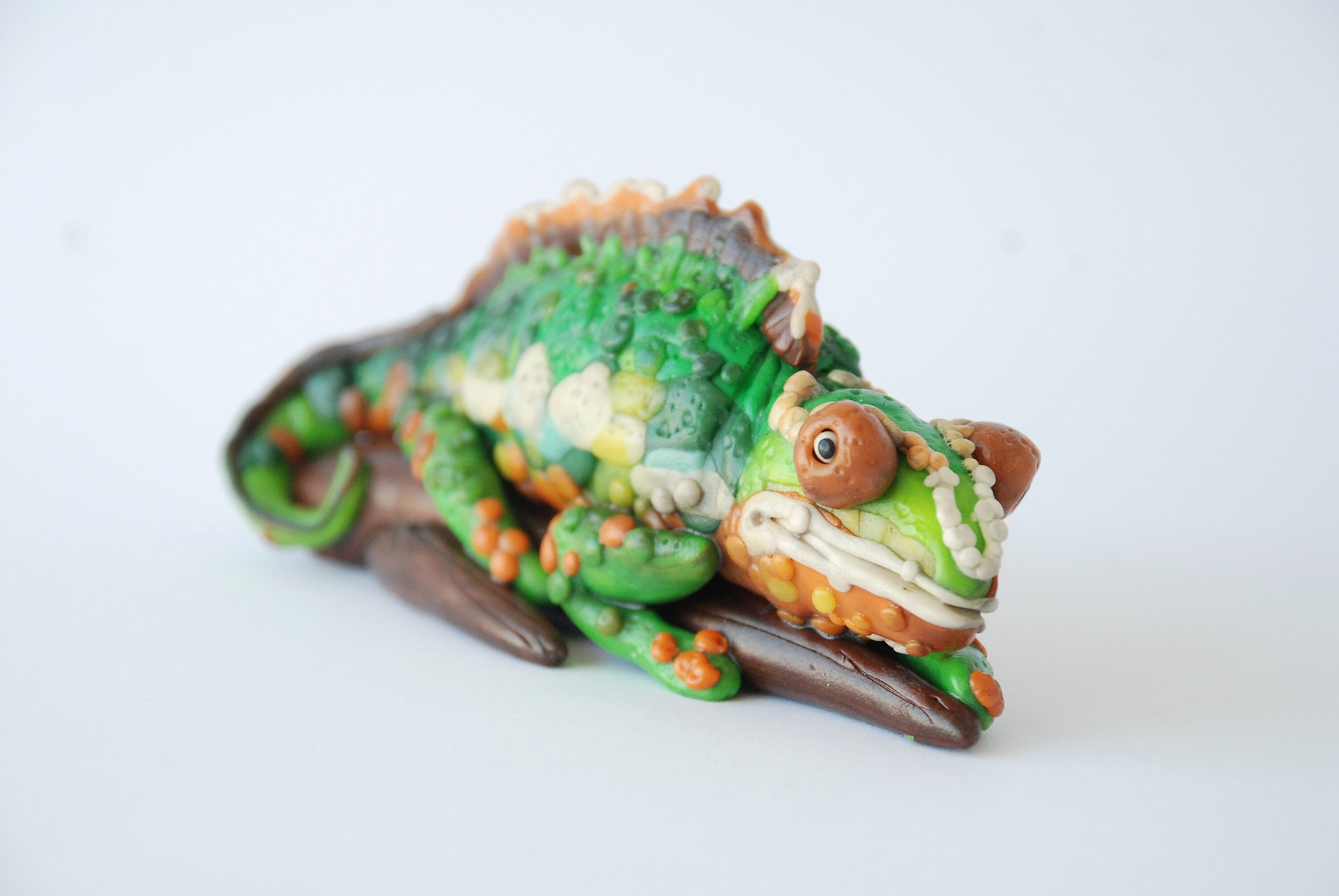 Realistic Chameleon Figure OOAK Chameleon Scultpure Unique Pet - Etsy ...