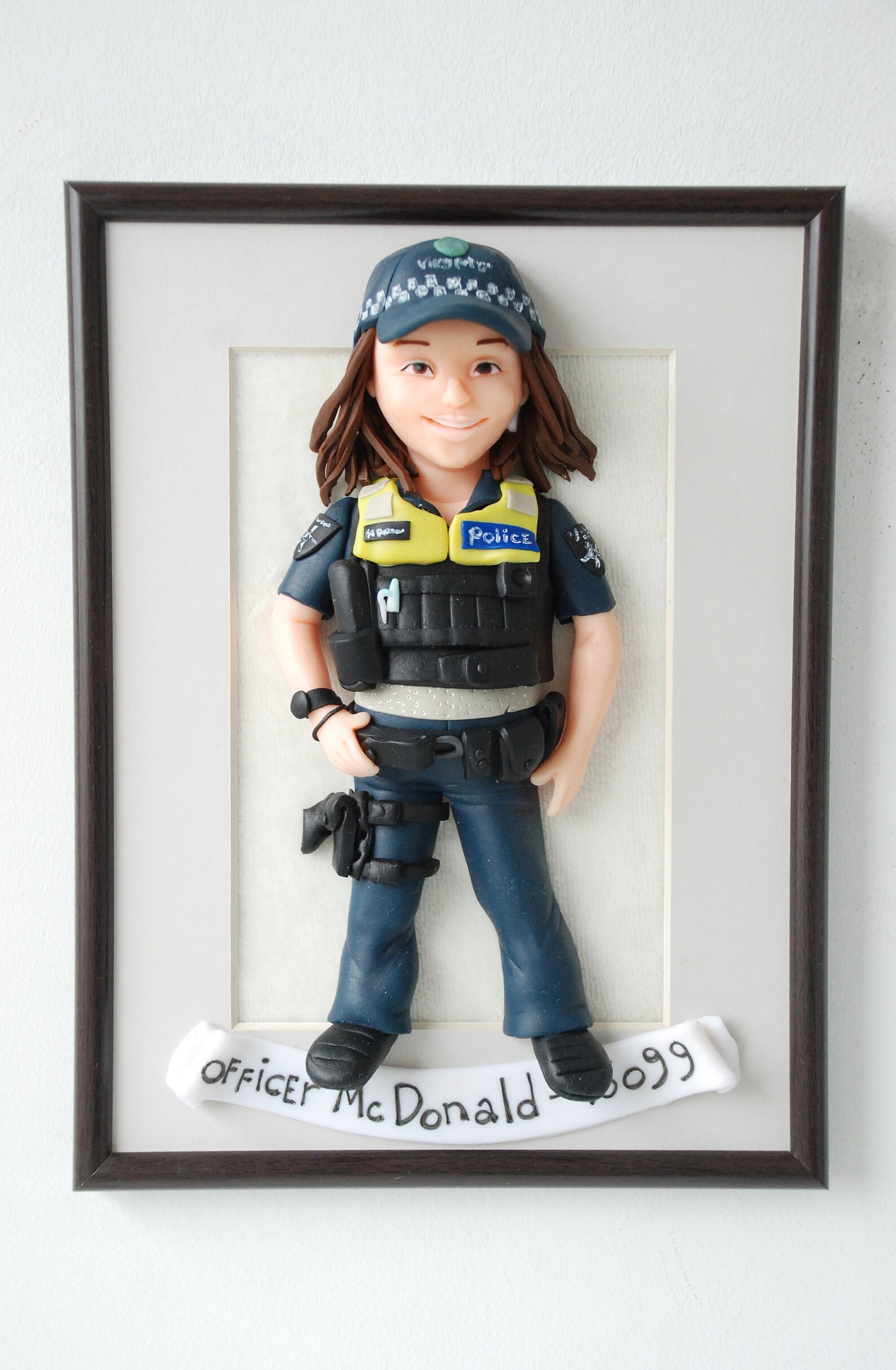 Female Police Officer Gifts Custom Portrait | Etsy
