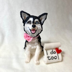 Husky Cake Topper Dog Wedding Cake Topper - Etsy