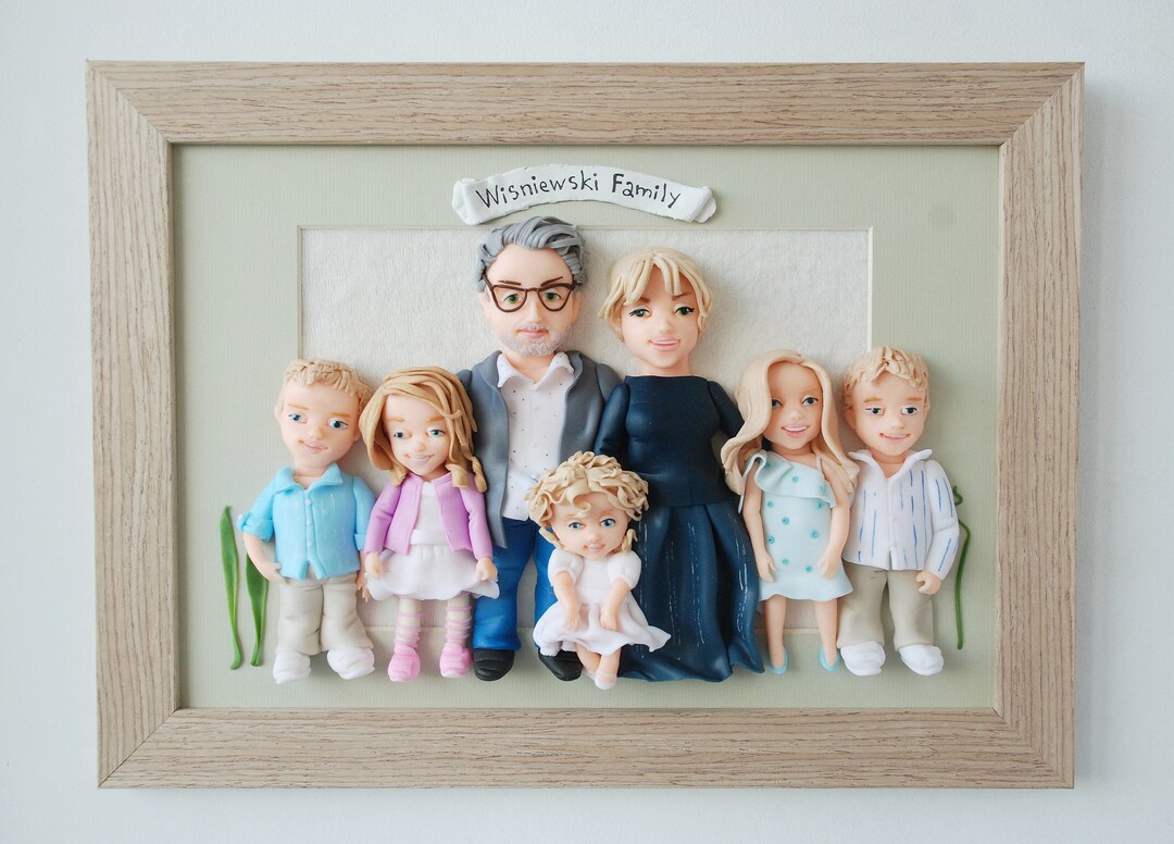 Custom Portrait Illustration Mothers Day Gift Ideas From Photo 50th ...