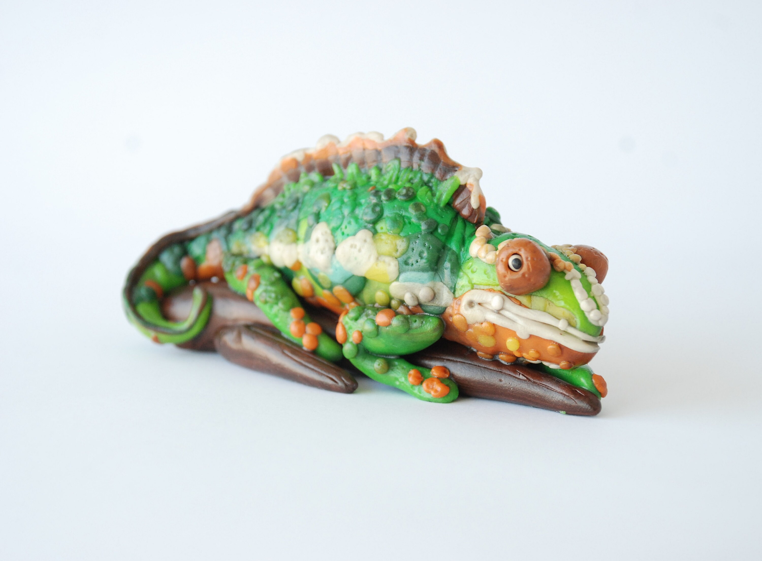 Realistic Chameleon Figure OOAK Chameleon Scultpure Unique Pet - Etsy ...