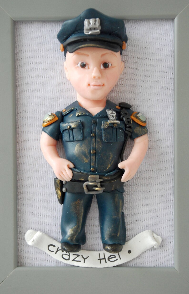 Police Officer Gifts Custom Portrait Illlustration Police | Etsy