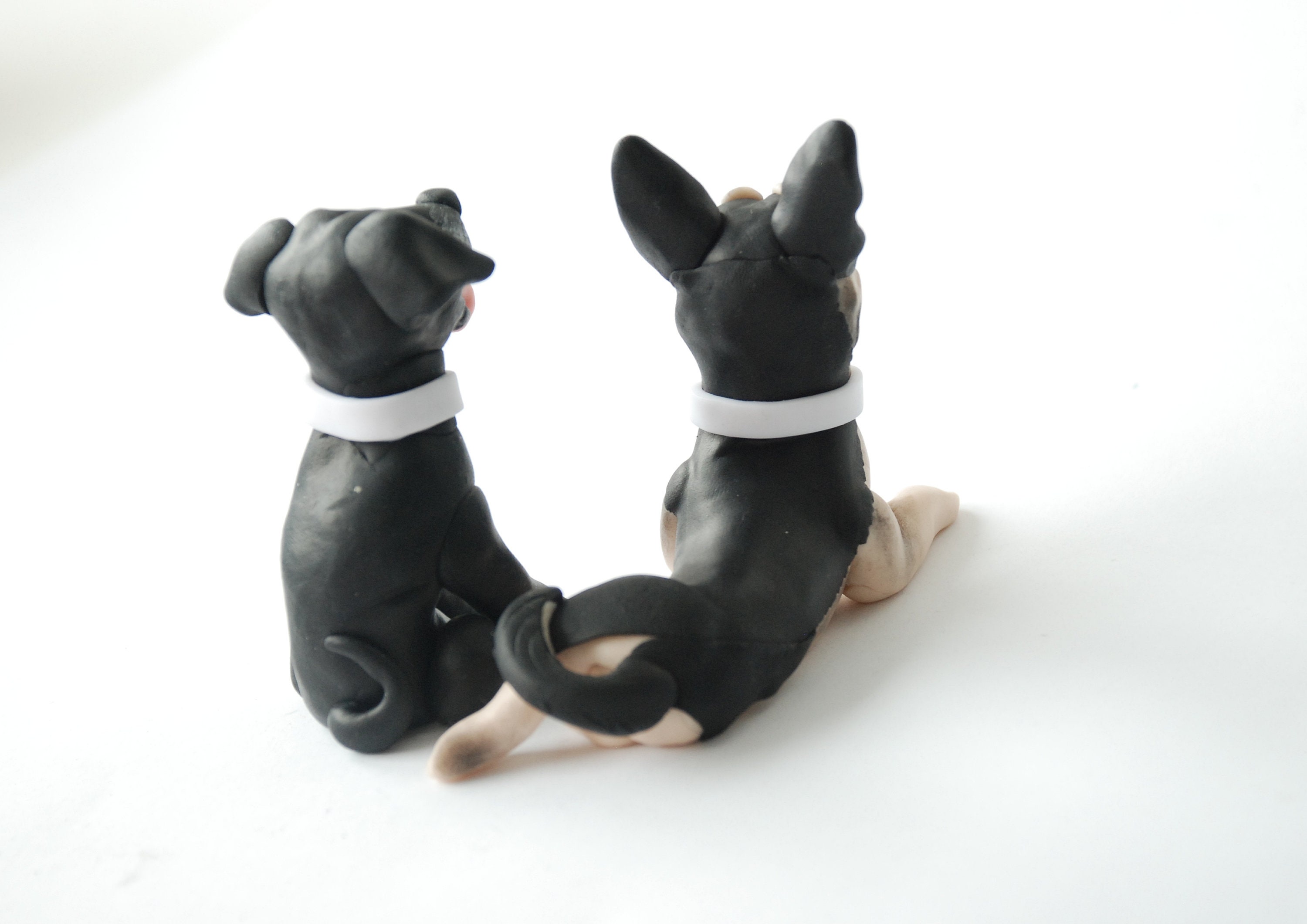 German Shepherd Figurine Wedding Cake Topper With Dog - Etsy