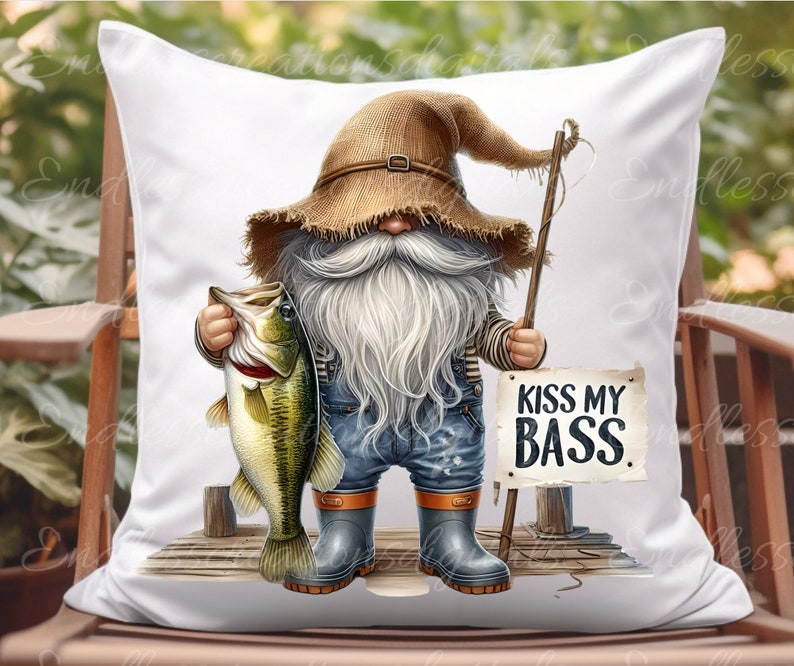 FISHING GNOMES SUBLIMATION Gnome Package of 5 High Definition 300png - Etsy
