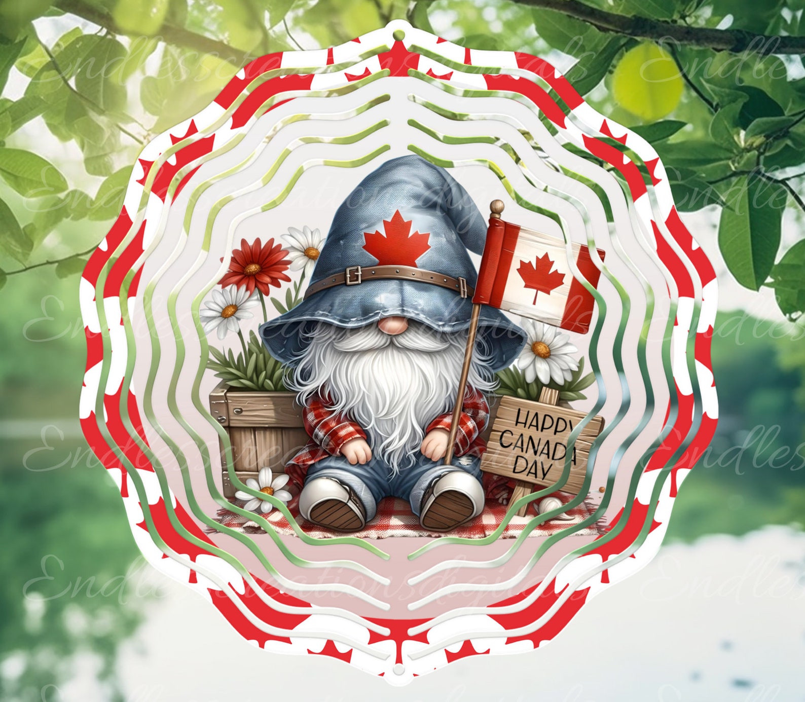 CANADA DAY WIND Spinner Sublimation File for Download 300 Dpi for Use ...