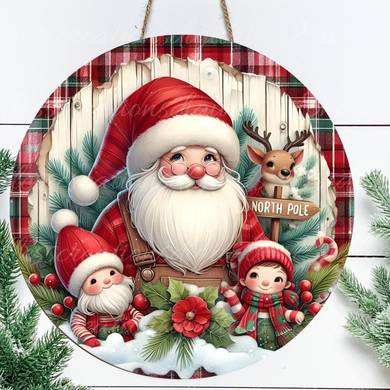 Elf Door Hanger Template - Etsy