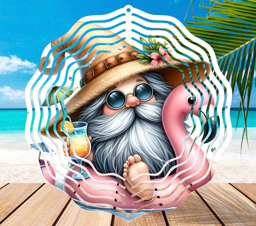 POOL GNOME WIND Spinner Sublimation 300 Png - Etsy