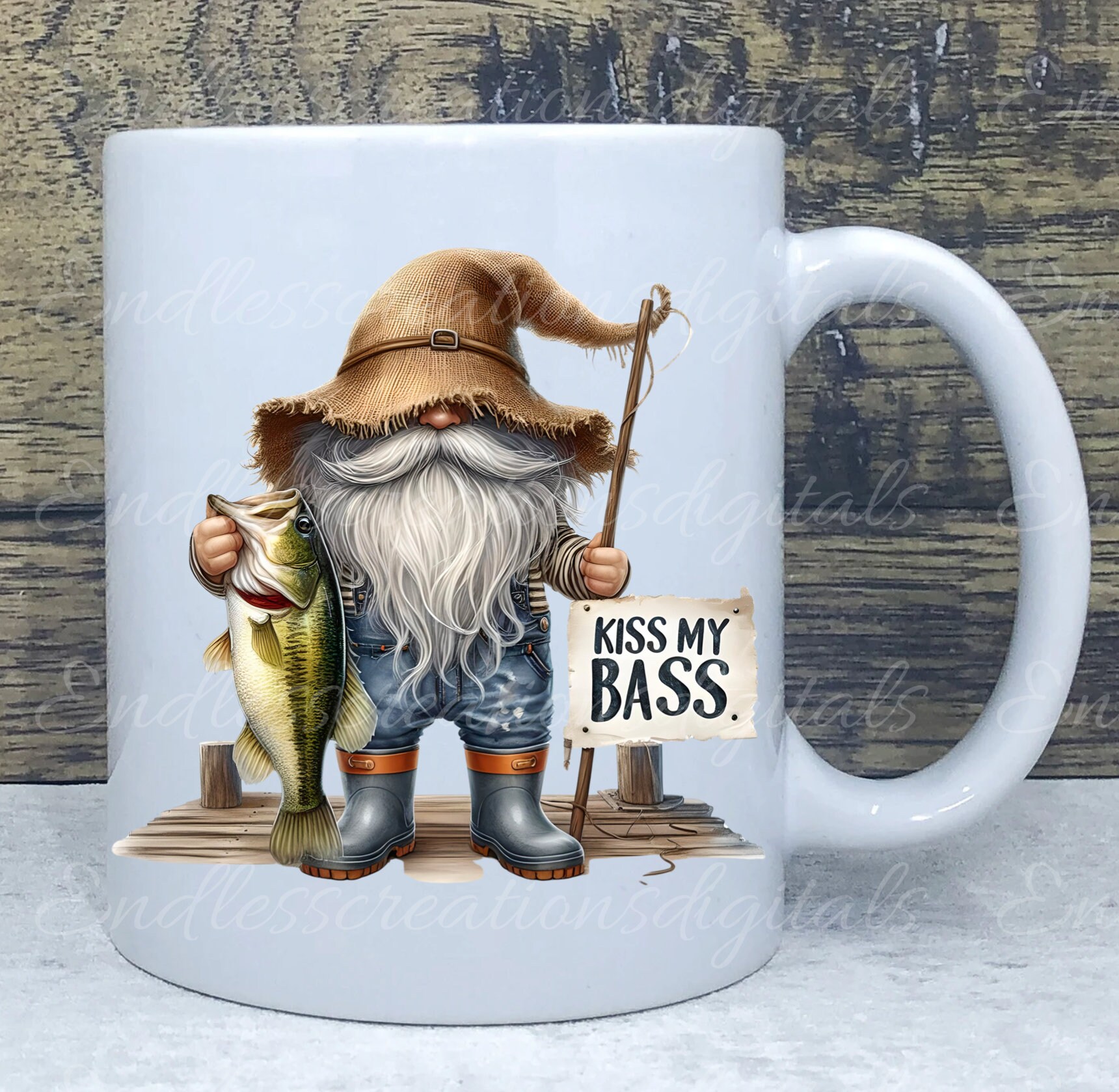 FISHING GNOMES SUBLIMATION Gnome Package of 5 High Definition 300png - Etsy