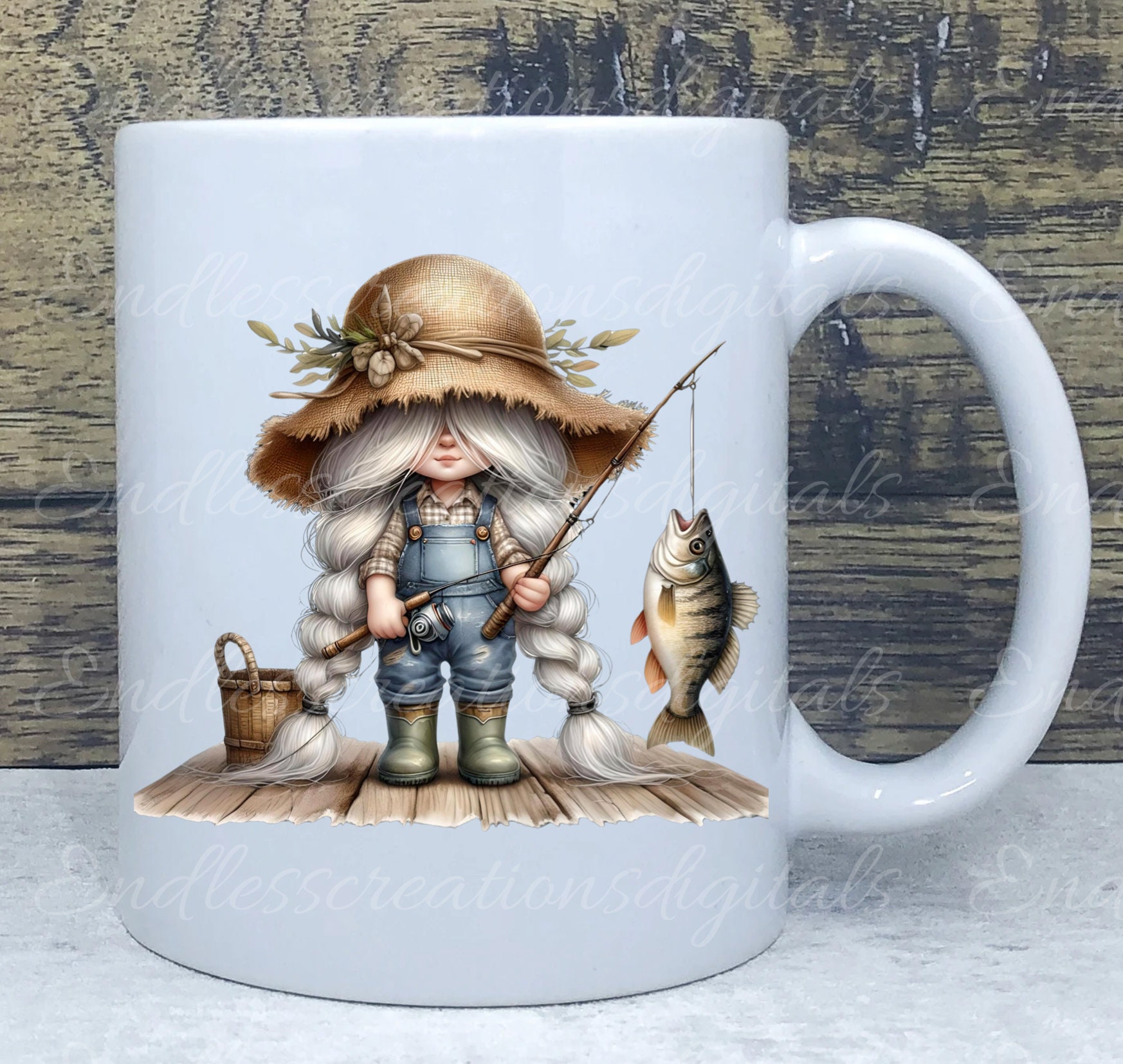 FISHING GNOMES SUBLIMATION Gnome Package of 5 High Definition 300png - Etsy