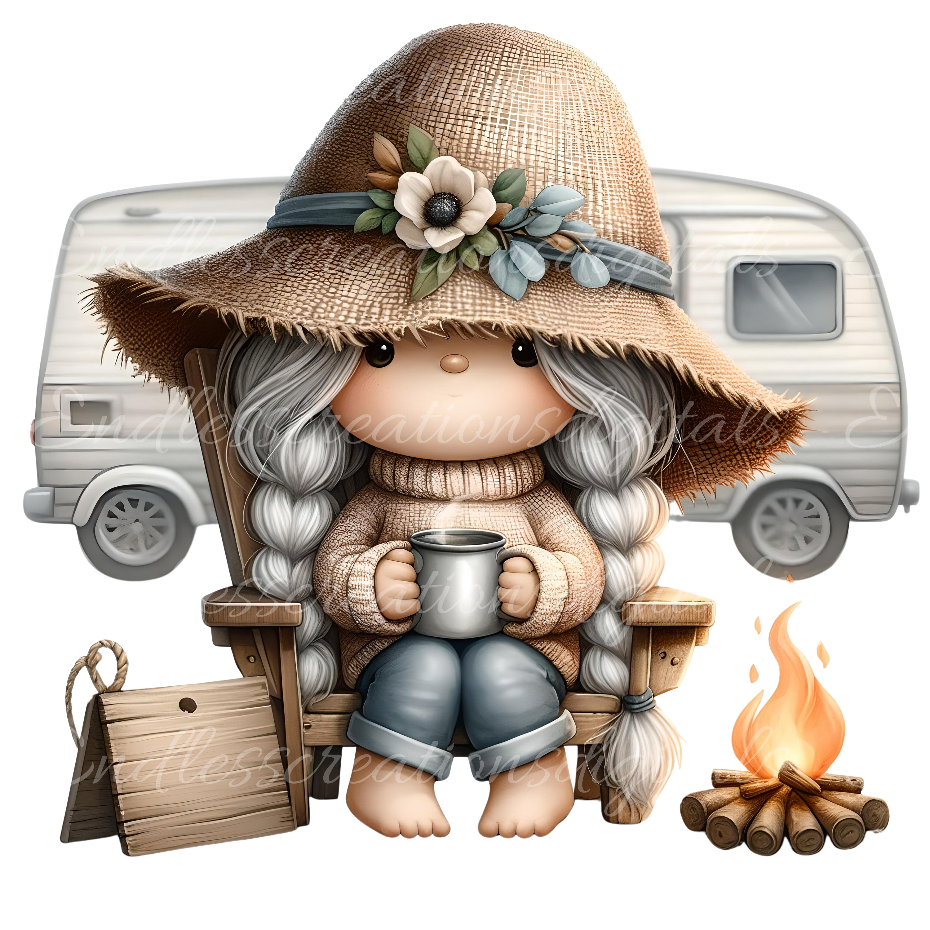 CAMPING GNOME SUBLIMATION Gnome Package of 5 High Definition 300png - Etsy