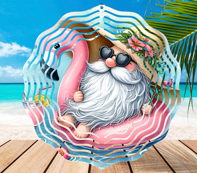 POOL GNOME WIND Spinner Sublimation 300 Png - Etsy