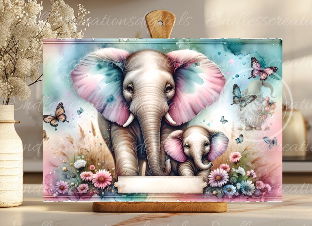 FLORAL ELEPHANT BUNDLE - Etsy