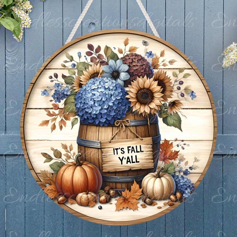 Fall Wreath Signs - Etsy